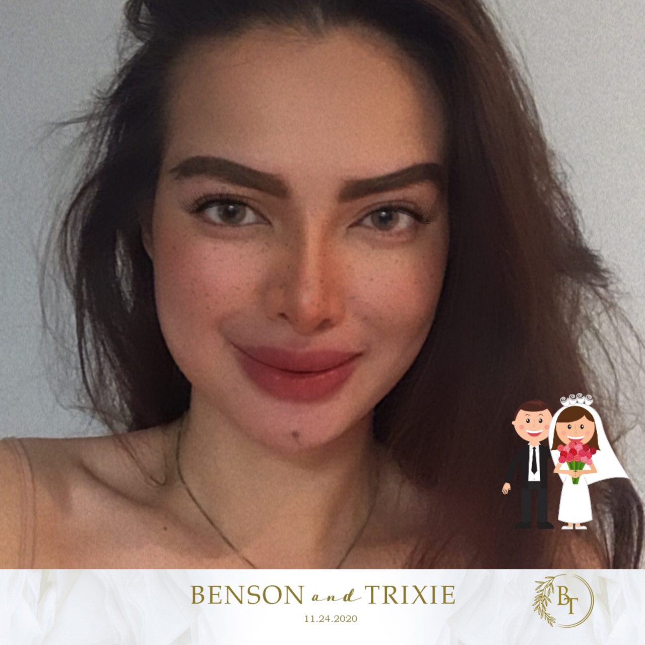 Benson and Trixie’s Wedding - Virtual Booth - Pose And Print Photobooth ...