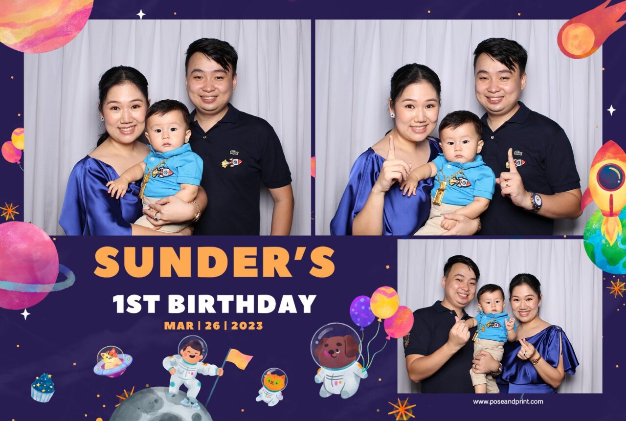 Sunder's 1st Birthday - Pose And Print Photobooth Philippines