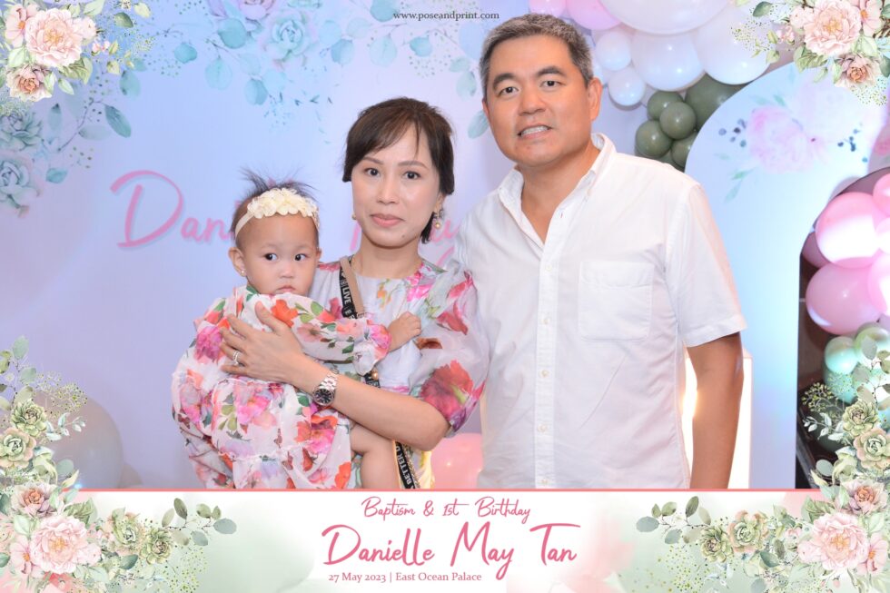 Danielle May's Baptism & 1st Birthday - Photoman - Pose And Print Photobooth Philippines