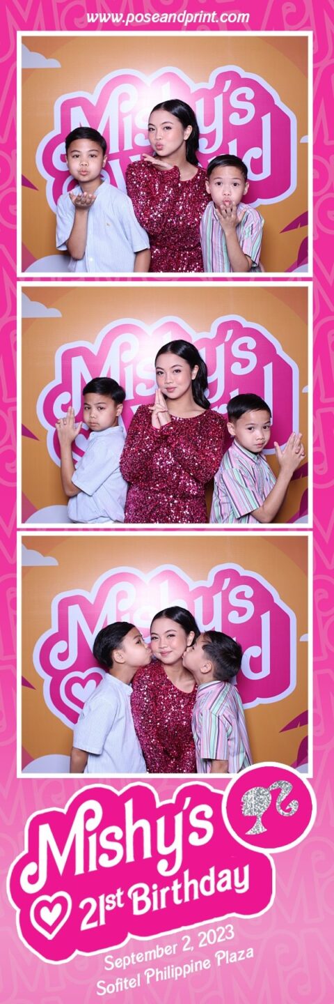 Mishy's 21st Birthday - Pose And Print Photobooth Philippines