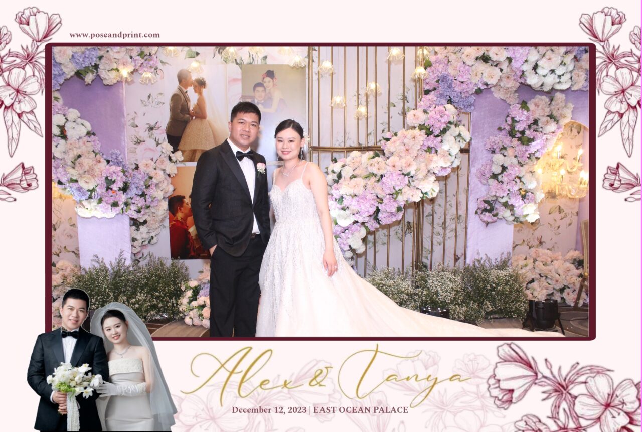Alex and Tanya's Wedding - Photoman - Pose And Print Photobooth Philippines