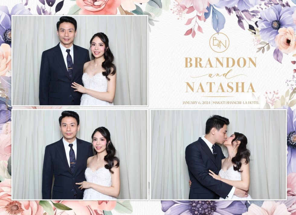 Brandon and Natasha's Wedding - Pose And Print Photobooth Philippines